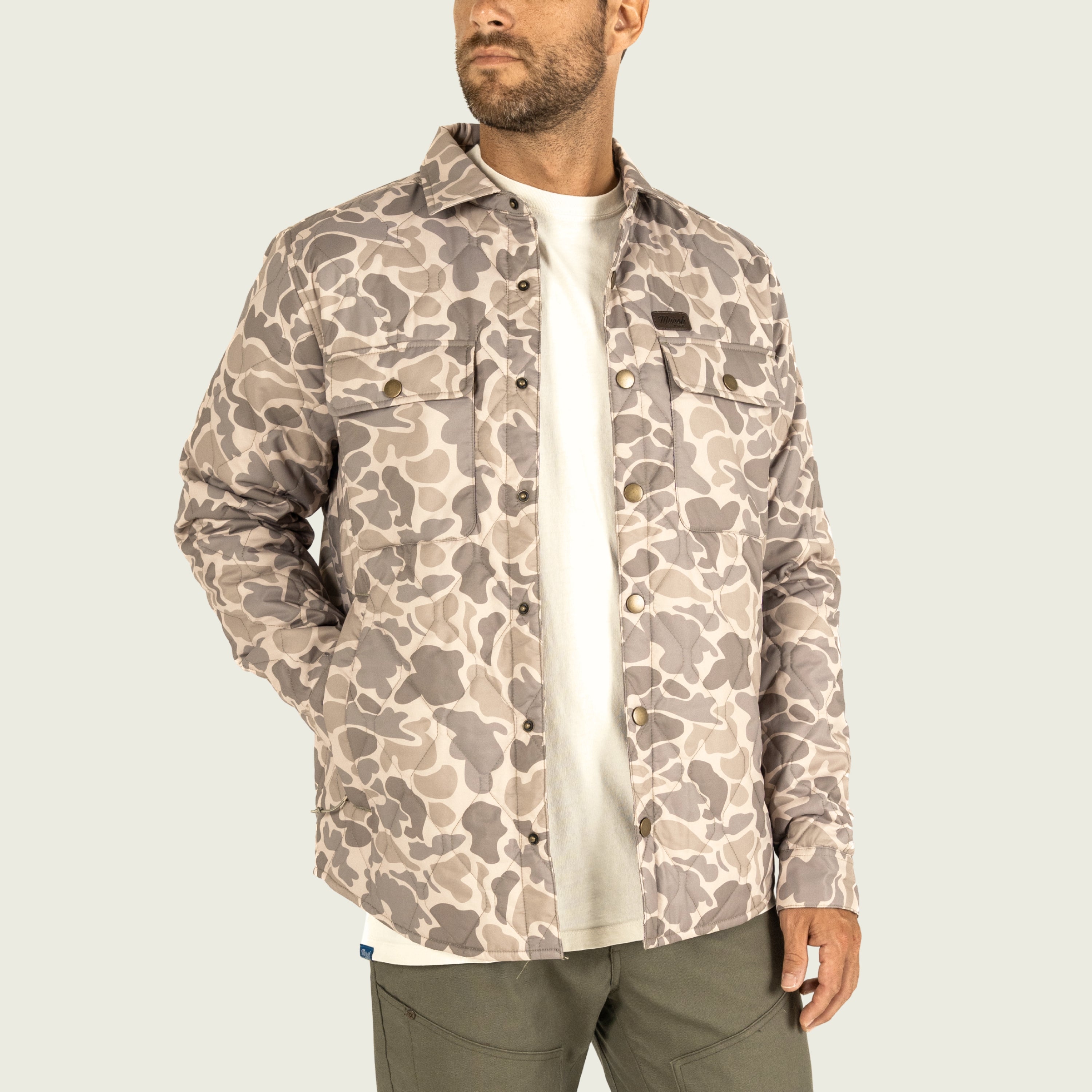 Saluda Puff Water Repellent Shacket – Marsh Wear Clothing